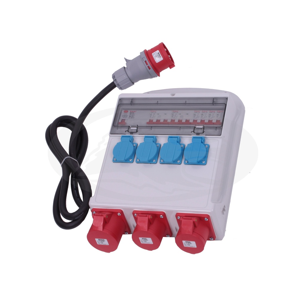 Distribution box 32A 230V 415V | Valkenpower